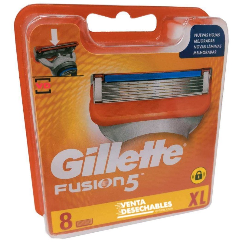 RECAMBIO 8 CUCHILLAS GILLETTE FUSION 5