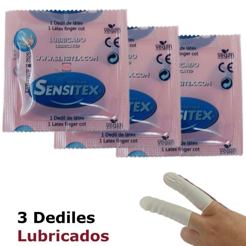 Dediles Látex Lubricados para Dedos