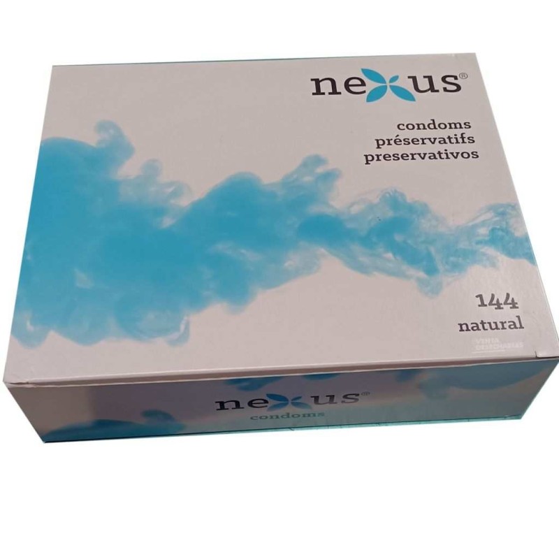 【Preservativos NEXUS 】 144 condones naturales y lubricados